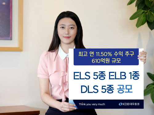 KDB대우증권, ELS 5종·ELB 1종·DLS 5종 공모 - 머니S