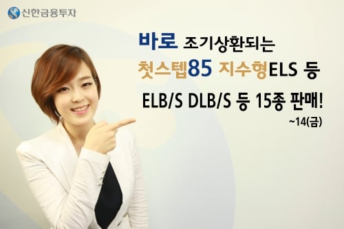 신한금융투자, ELS·DLS·ELB·DLB 총 15종 판매 - 머니S