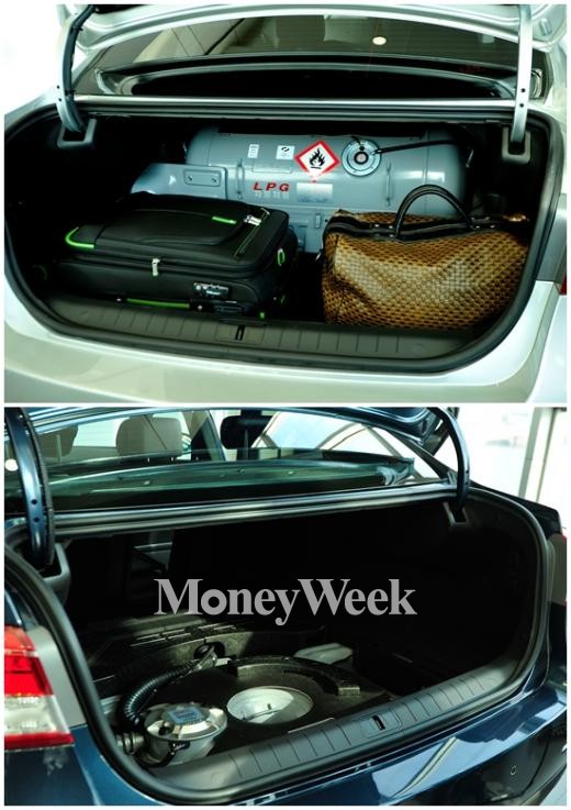 [MW사진] 르노삼성 SM5 노바 LPG, 도넛 모양 LPI탱크 - 머니S