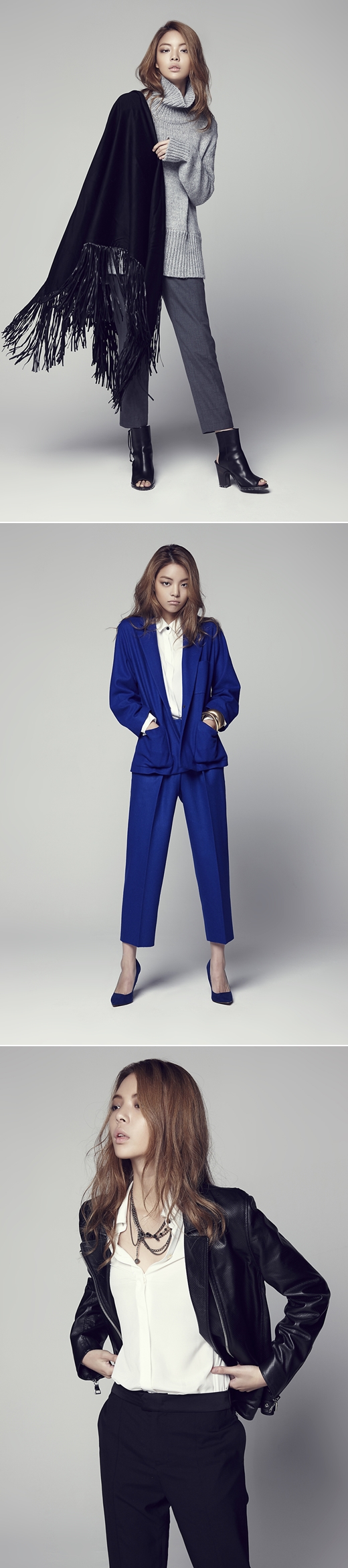 루키버드, 2015 F/W 컬렉션…뮤즈 한경현, 모던 시크 룩 선봬 - 머니S