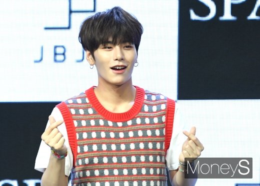 [머니S포토] JBJ95 상균 '하트 뿅뿅' - 머니S