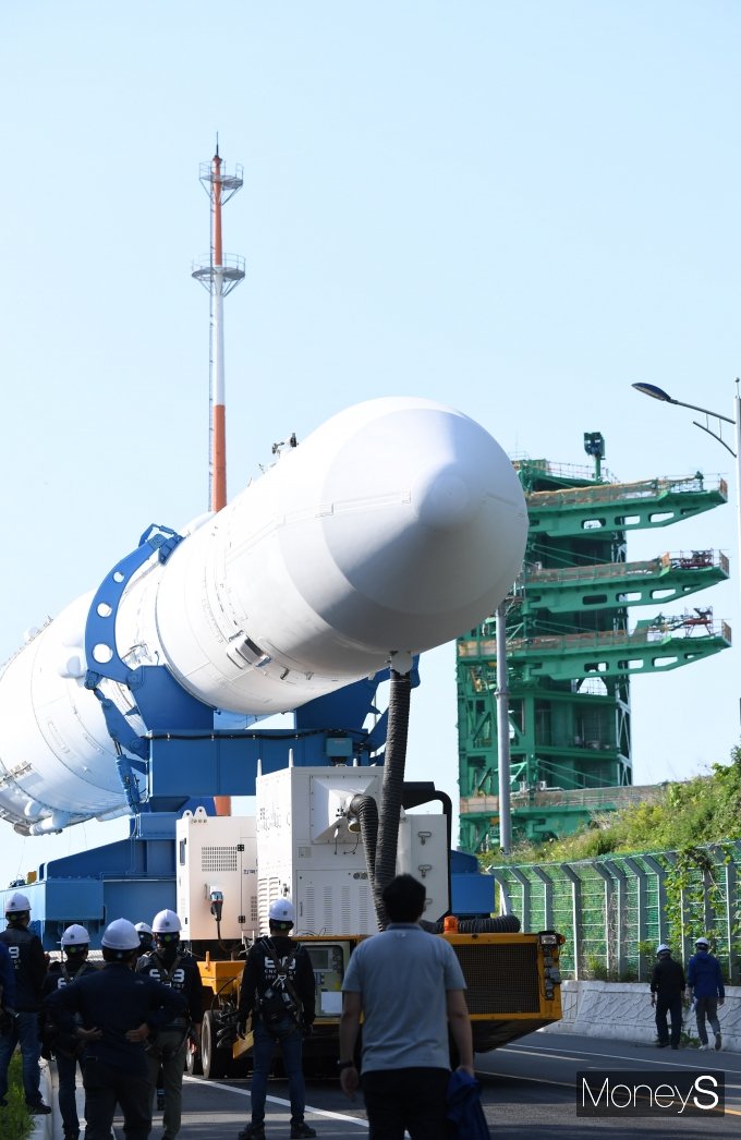 [머니S포토] 순수 한국 기술 '누리호' 올 10월 우주로 - 머니S