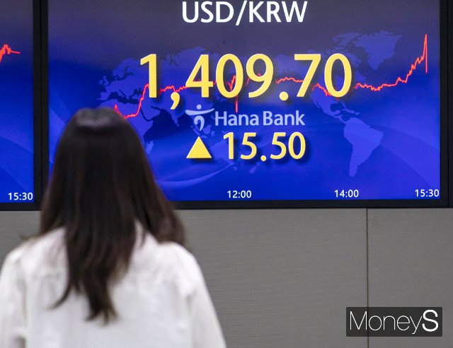 매서운 '킹달러'… 환율, 美 FOMC 쇼크에 장중 1410원 돌파 - 머니S