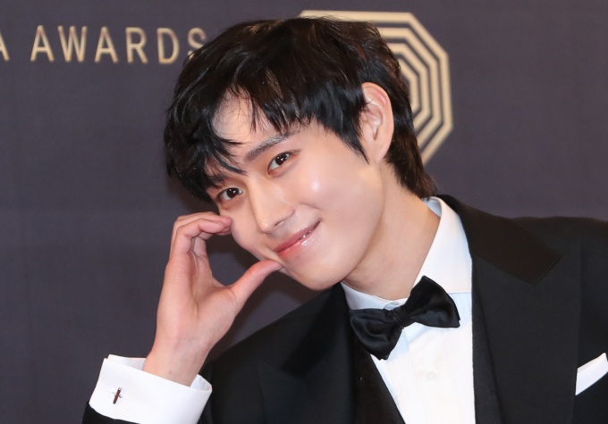 [2022 mbc 연기대상] 김영대 '심쿵 하트'(포토) - 머니S