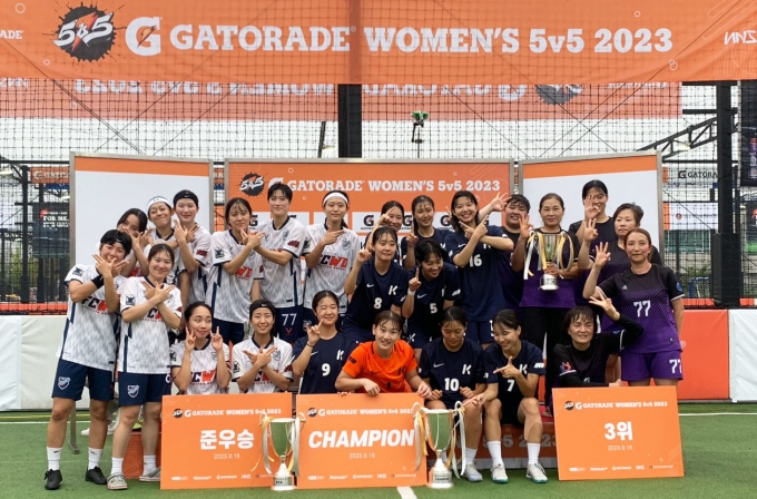 게토레인저스, '2023 게토레이 5v5 여성대회' 시흥 지역 무결점 우승 - 머니S