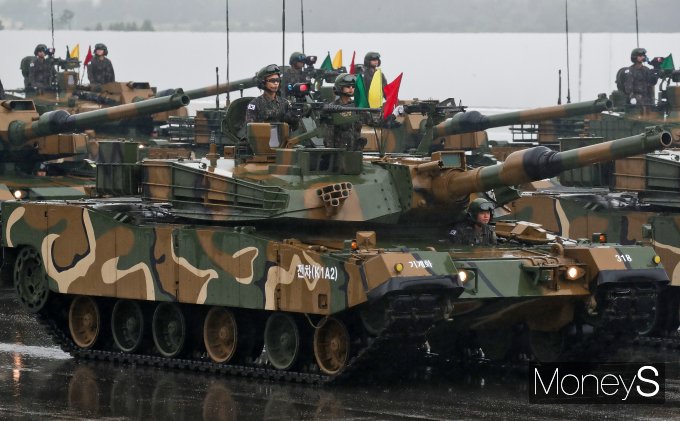 [머니S포토] 국군의날 공개된 'K1A2전차' - 머니S